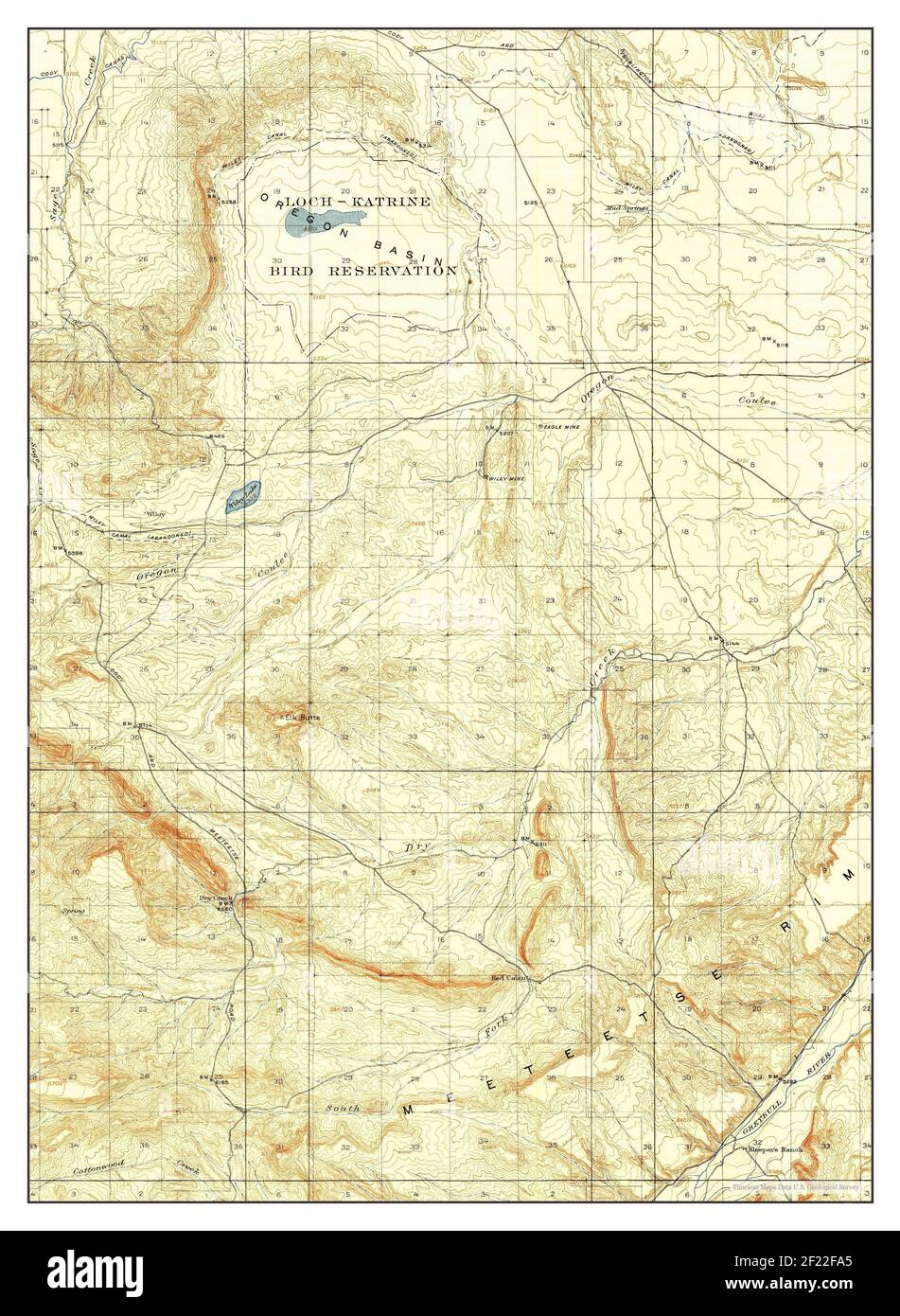 1913 oregon map hi-res stock photography and images - Alamy