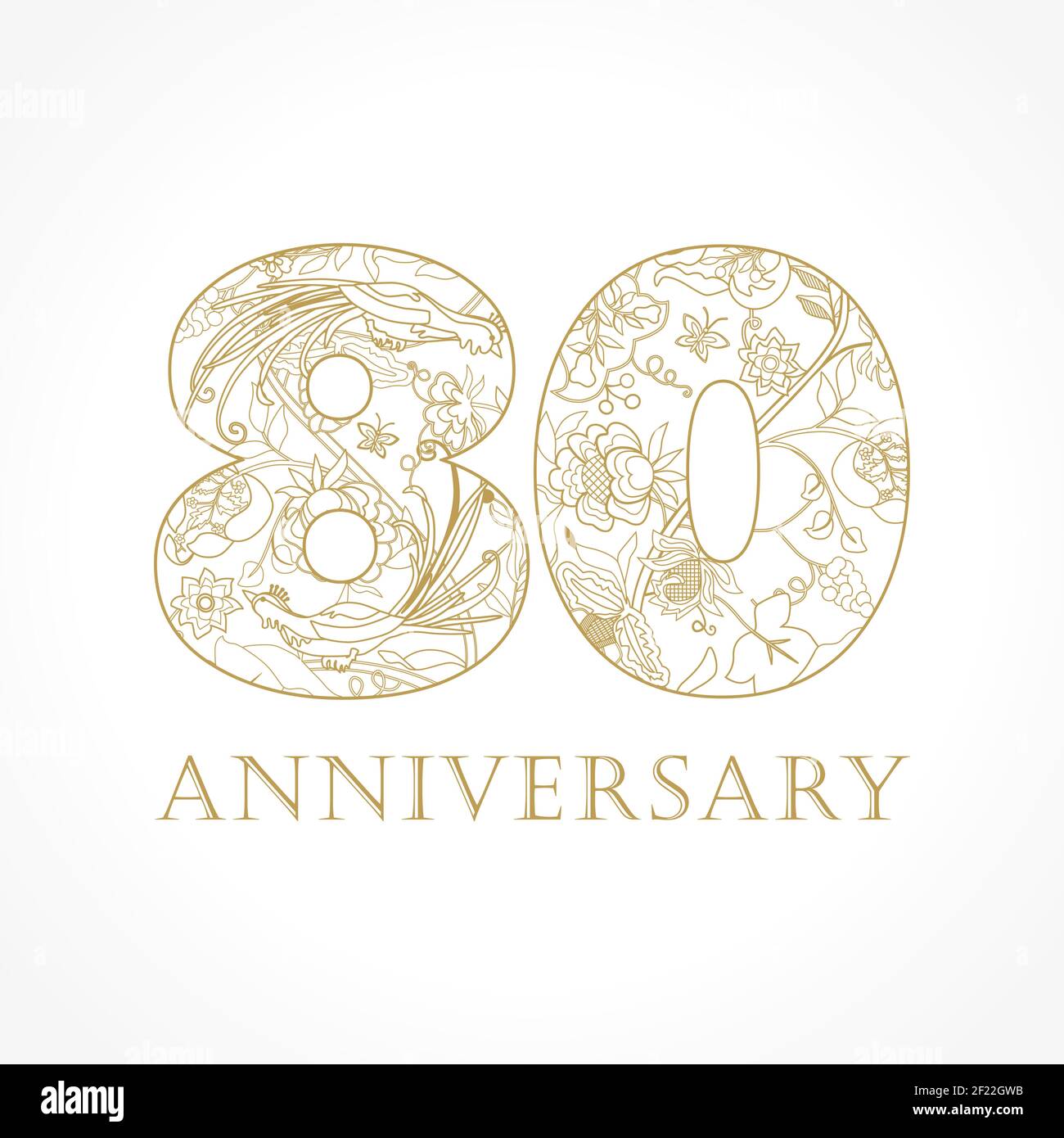 80th Stock Vector Images - Alamy