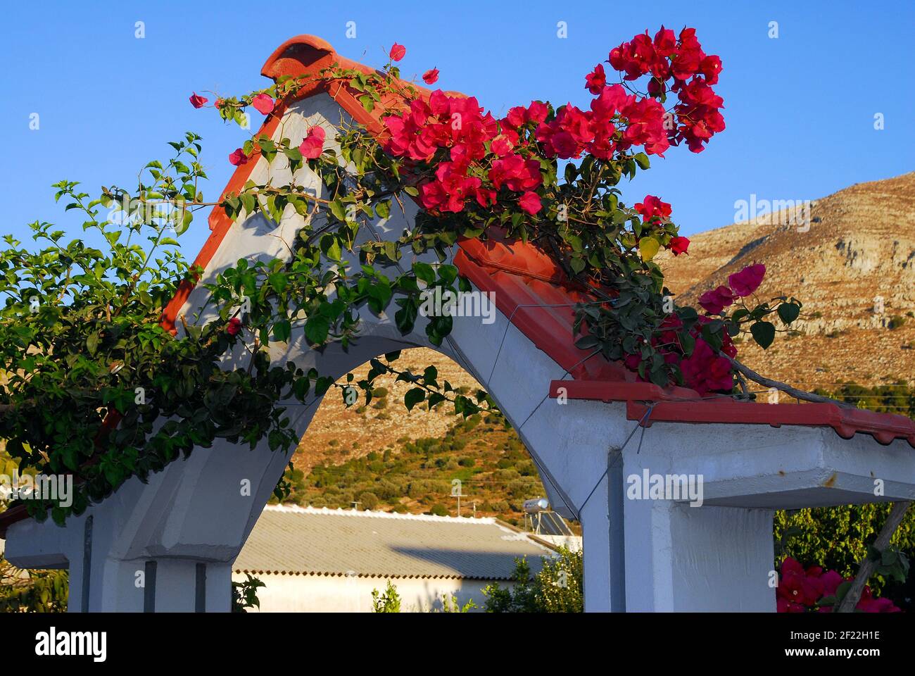 Greece, Rhodes island Embonas village Stock Photo - Alamy