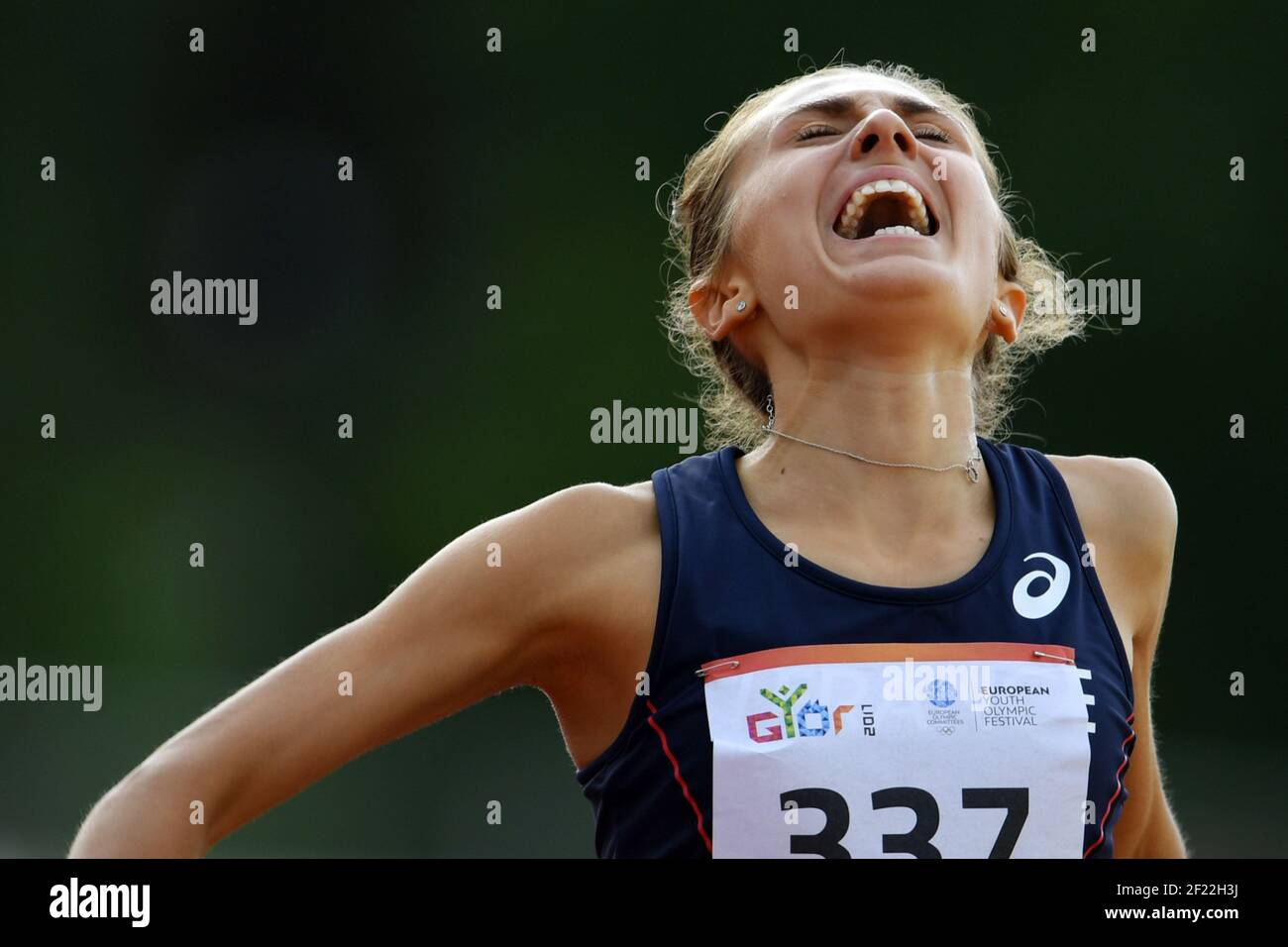Alessia Zarbo competes and wins the gold medal in athletics women 3000m ...