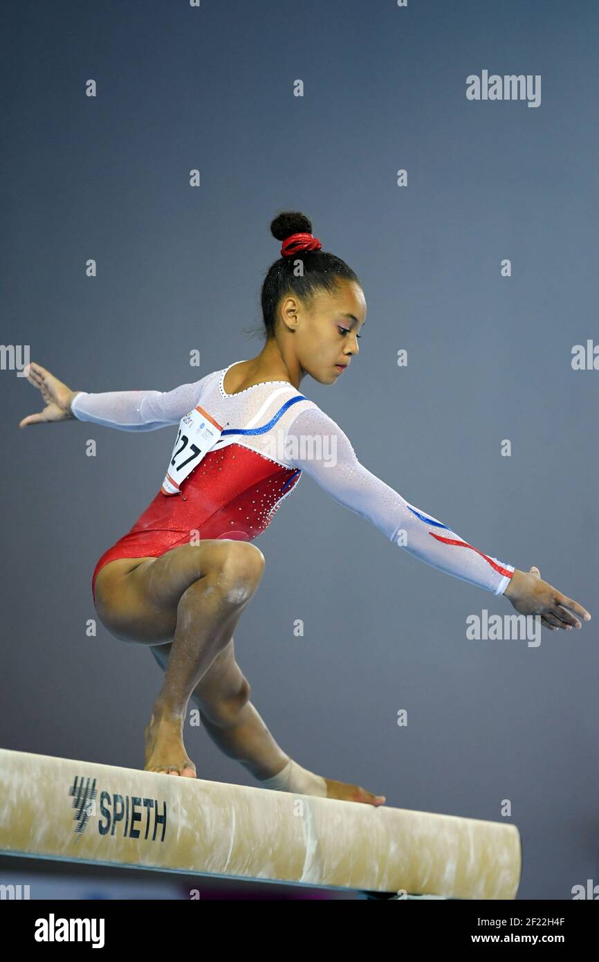 Gymnastic beam hi-res stock photography and images - Alamy