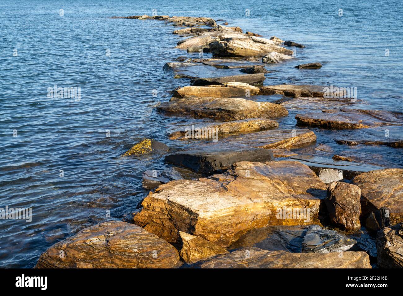 Rocky jetty hi-res stock photography and images - Alamy