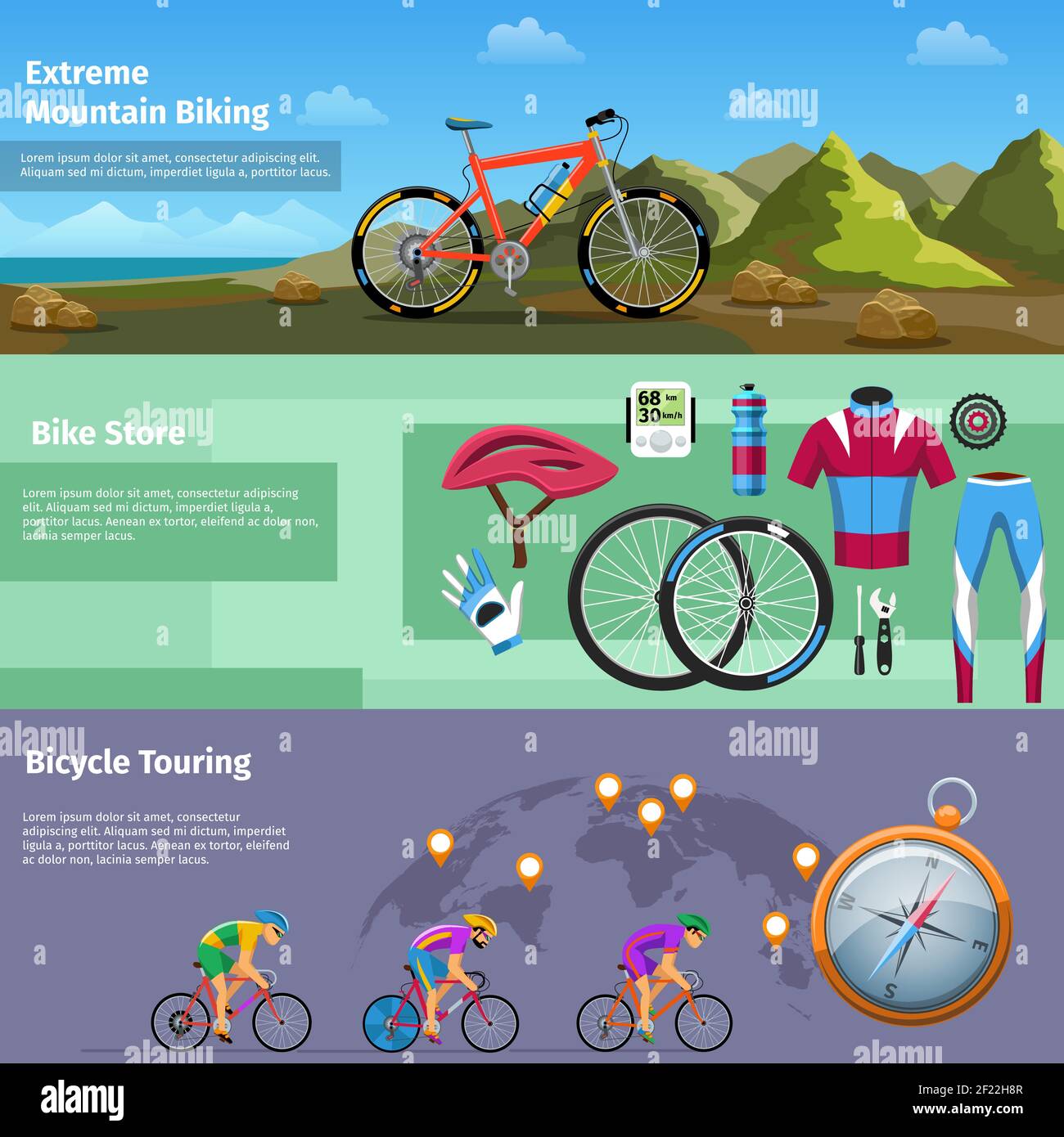 Bike speedometer view Stock Vector Images - Alamy