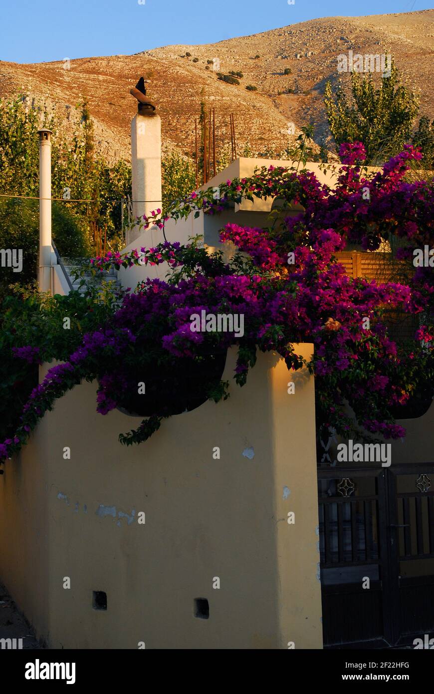 Greece, Rhodes island Embonas village Stock Photo - Alamy