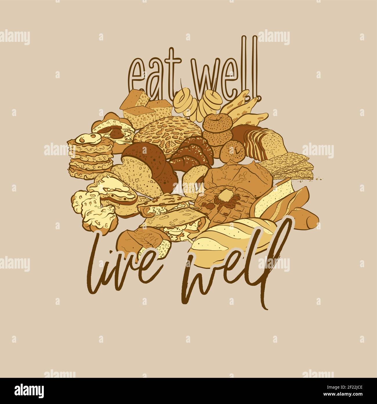 Eat well symbol hi-res stock photography and images - Alamy