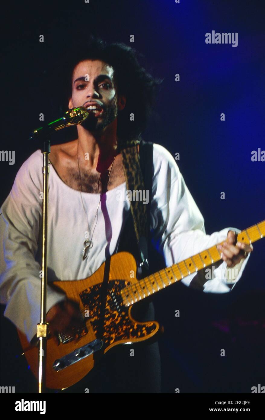 Prince live in concert in Kiel, Deutschland 1990 Stock Photo - Alamy