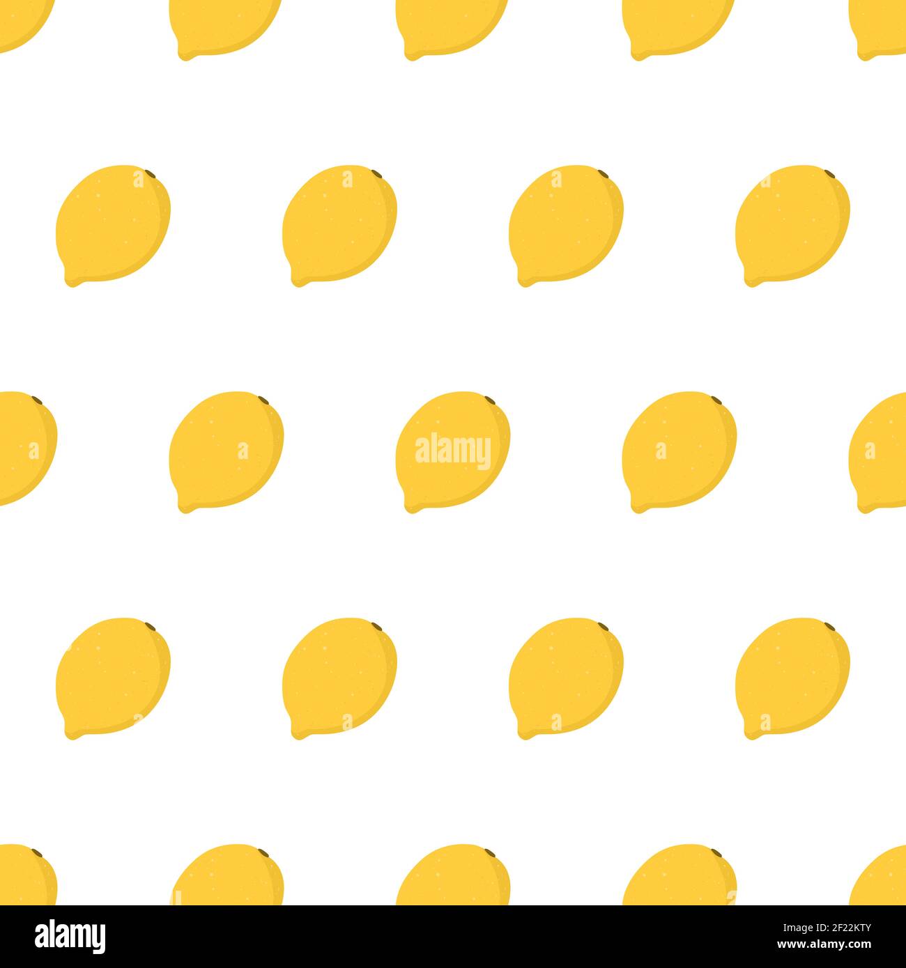 Hand drawn seamless pattern with whole lemon. Surface pattern design ...