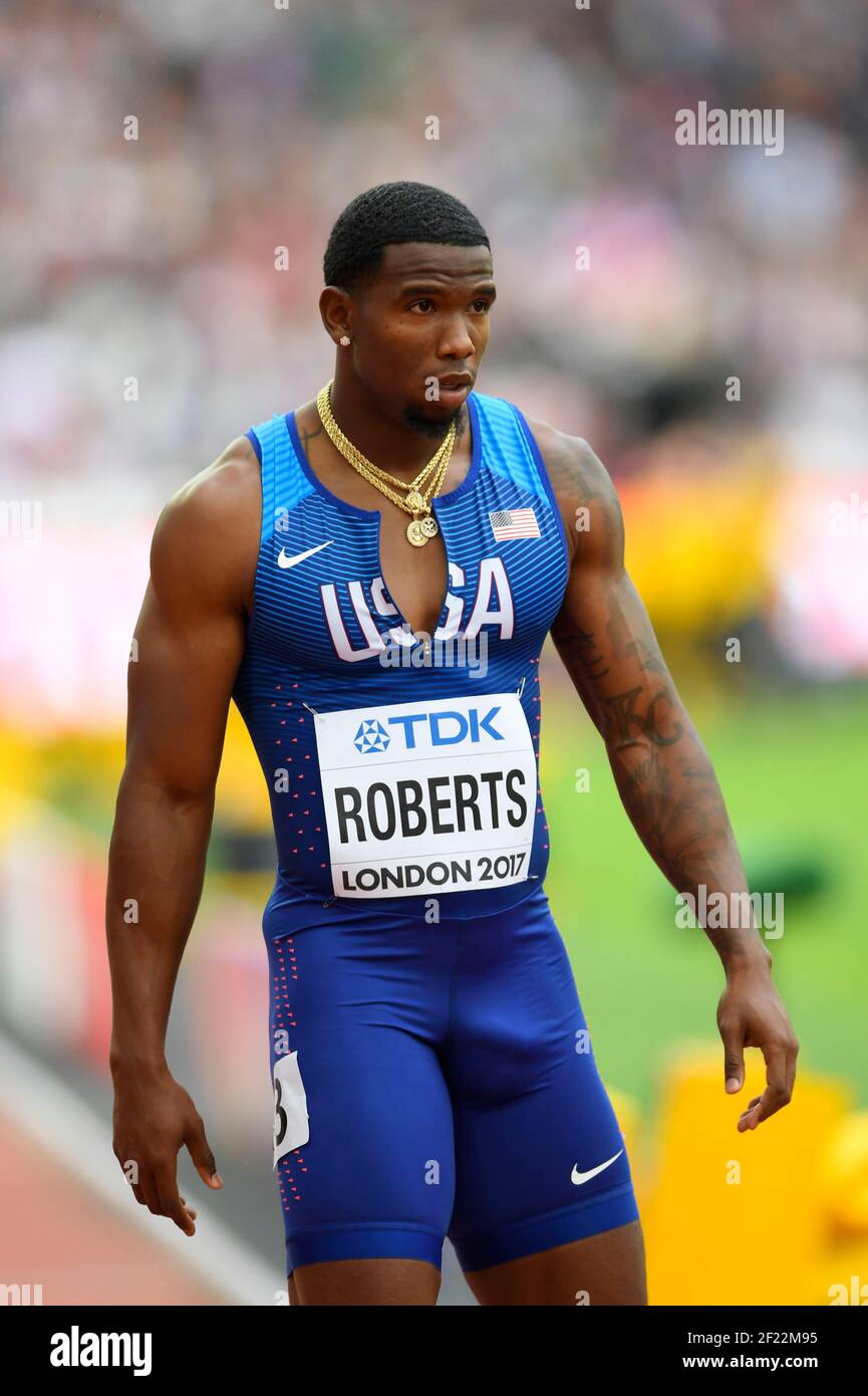 Gil Roberts (USA) in 400 Metres Men during the Athletics World ...