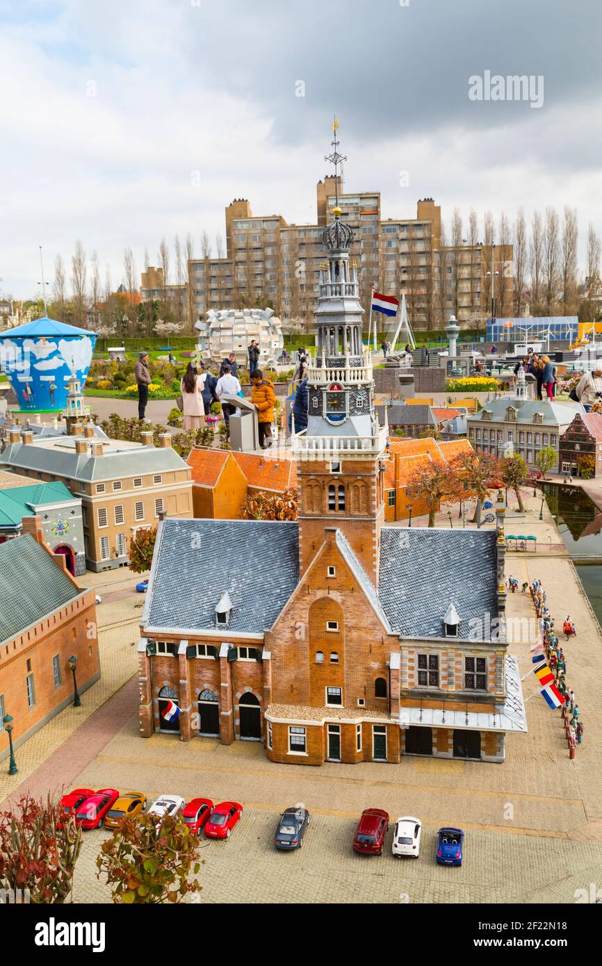 Madurodam, miniature park and tourist attraction in Hague, Netherlands ...