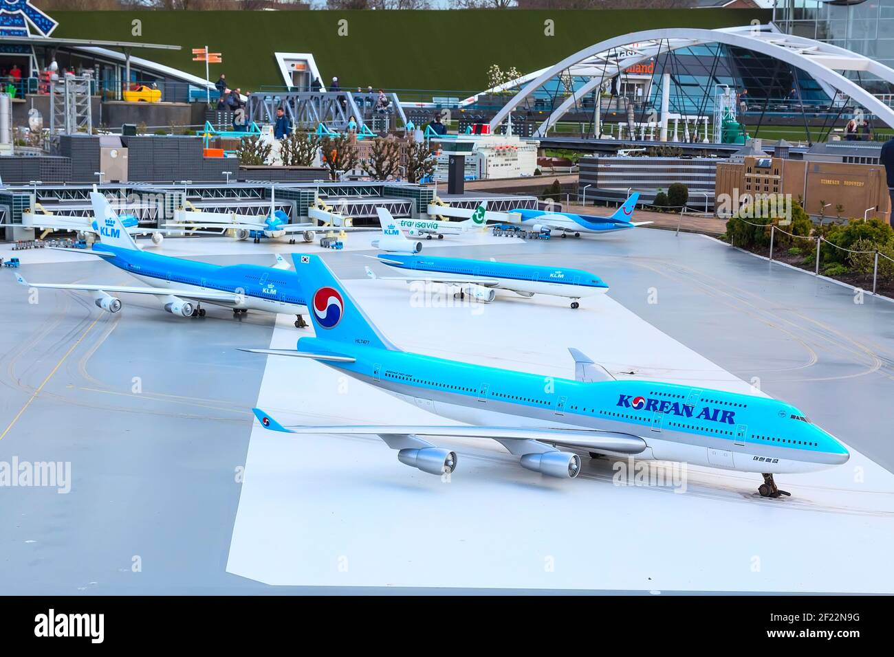 Madurodam, miniature park and tourist attraction in Hague, Netherlands ...