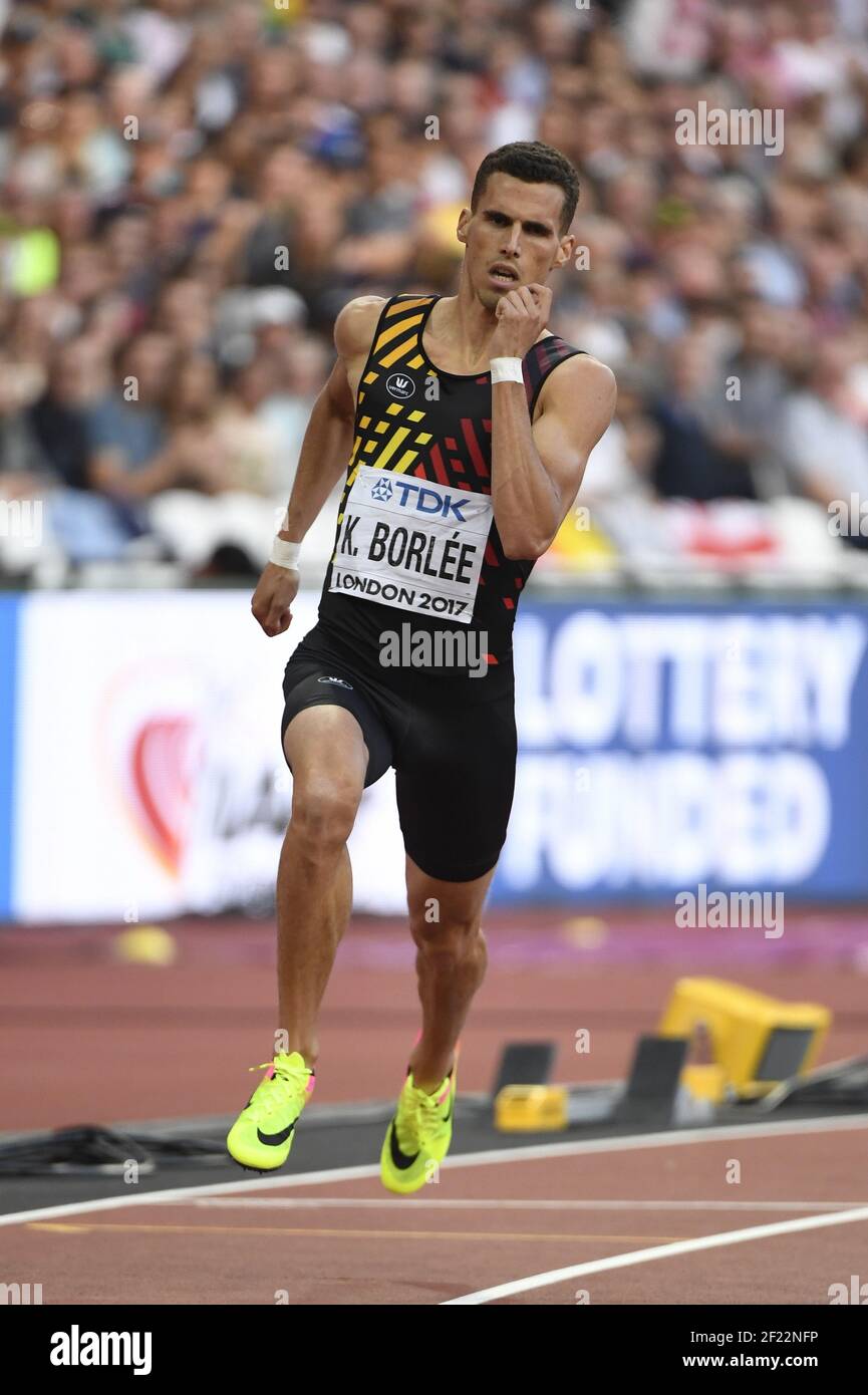 Kevin Borlee (BEL) competes on Men's 400 m semifinal during the ...