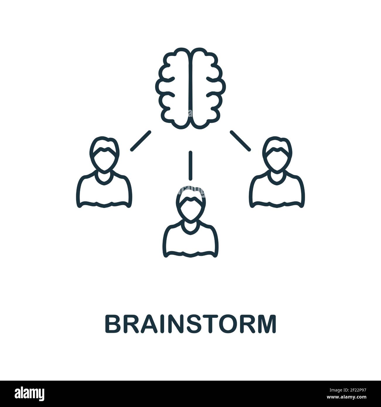 Brain storm infographics hi-res stock photography and images - Alamy
