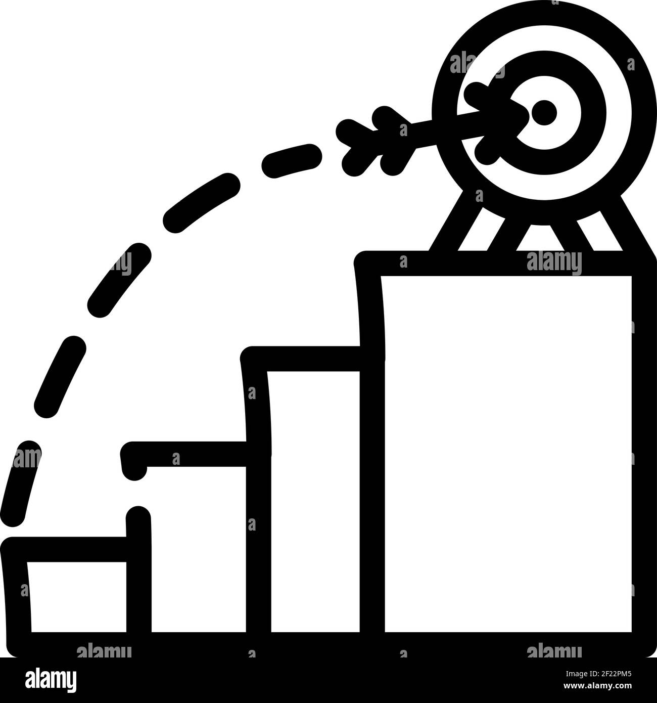 target aim shoot line icon vector illustration Stock Vector Image & Art ...