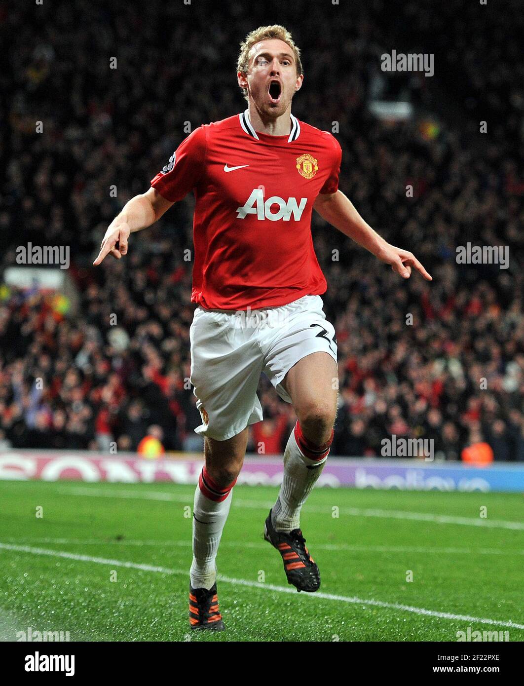File photo dated 22-11-2011 of Manchester United's Darren Fletcher ...