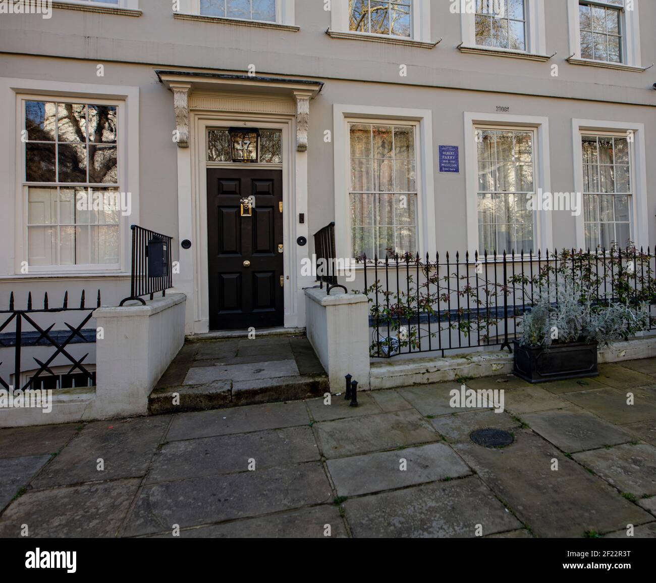 Hubert parry blue plaque hi-res stock photography and images - Alamy