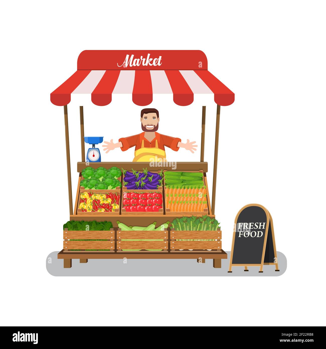 Carrot stall Cut Out Stock Images & Pictures - Alamy