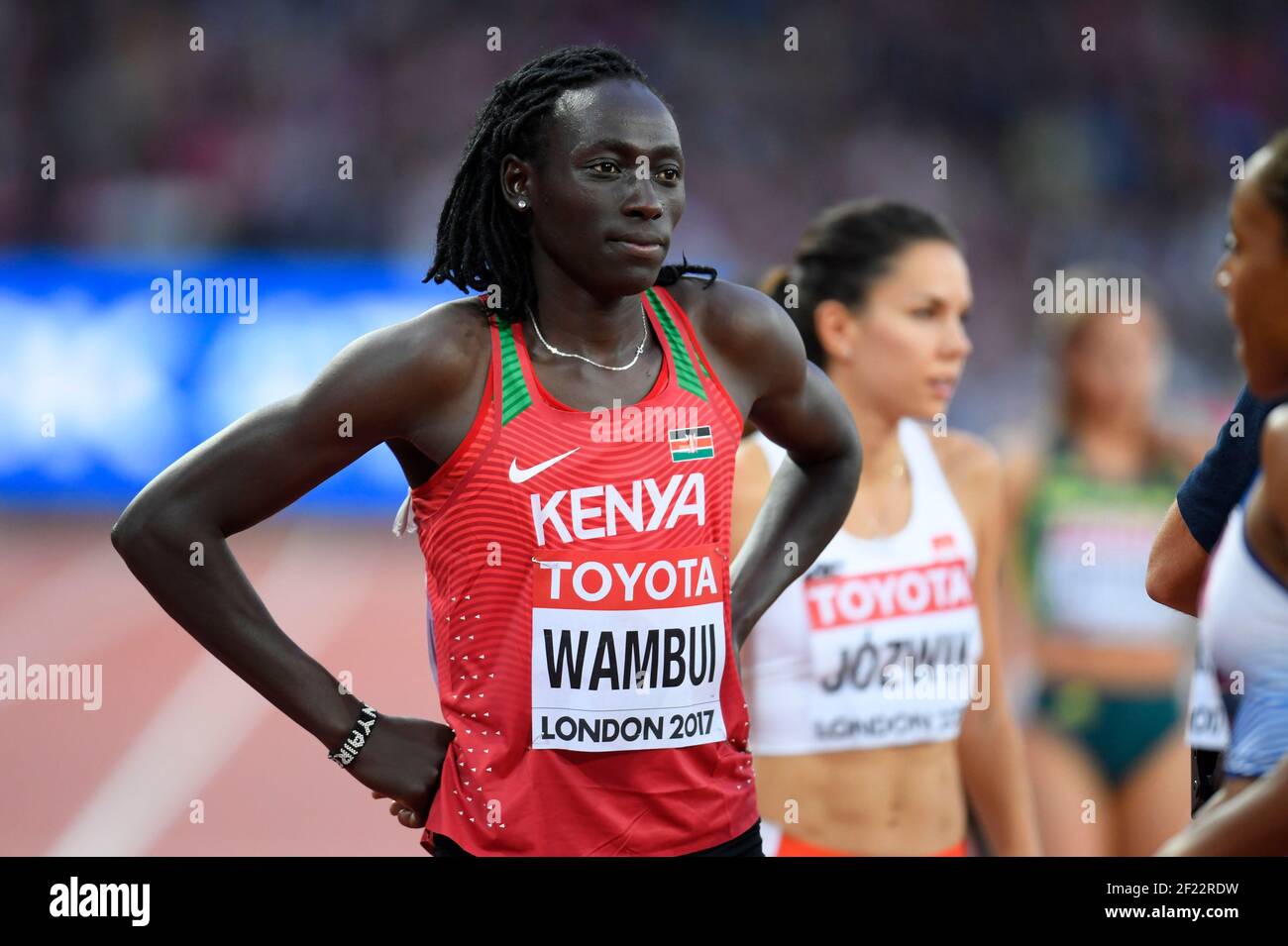 Margaret Nyairera Wambui (KEN) competes in 800 Metres Women during the ...
