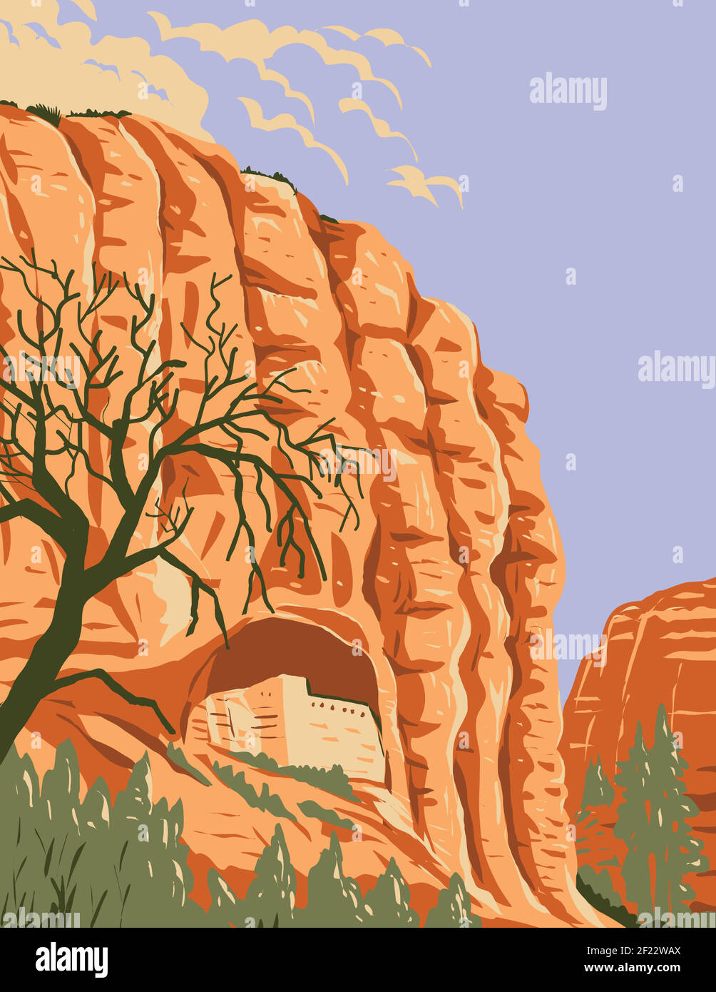 Gila national monument Stock Vector Images - Alamy