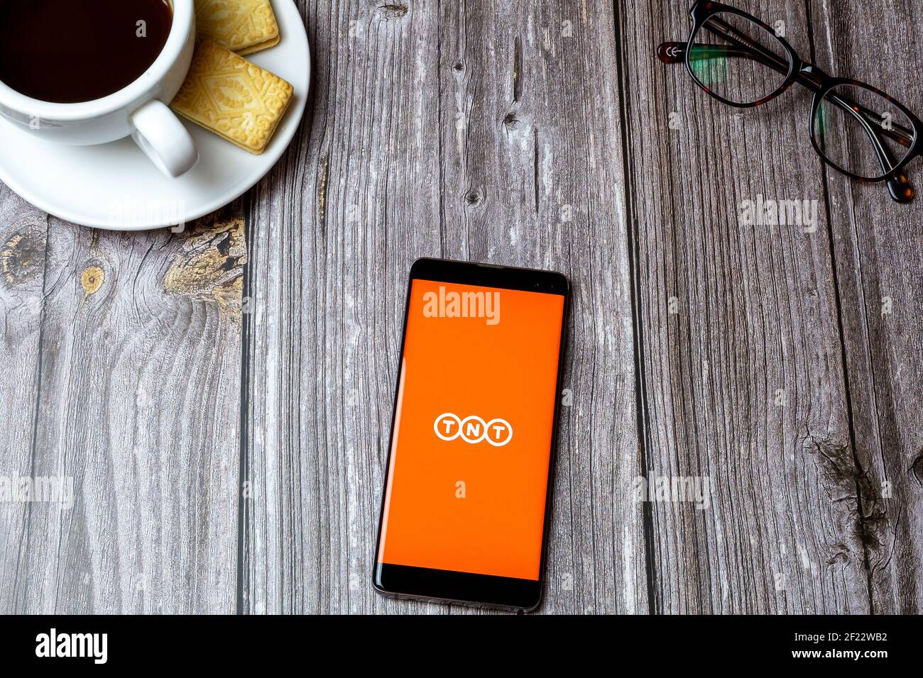 Tnt delivery app hi-res stock photography and images - Alamy