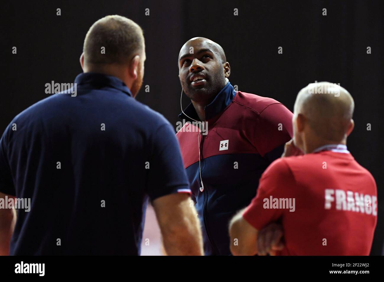 Teddy Riner (Fra) during the warm up of the Suzuki World Judo ...