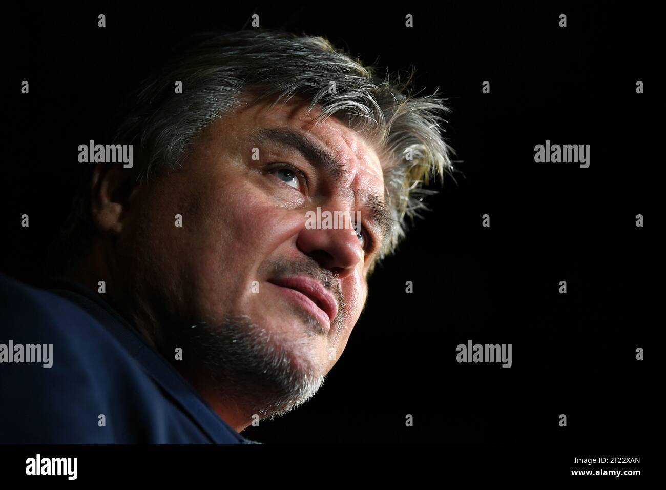 Former athlete David Douillet during arrival of the French athletes of ...