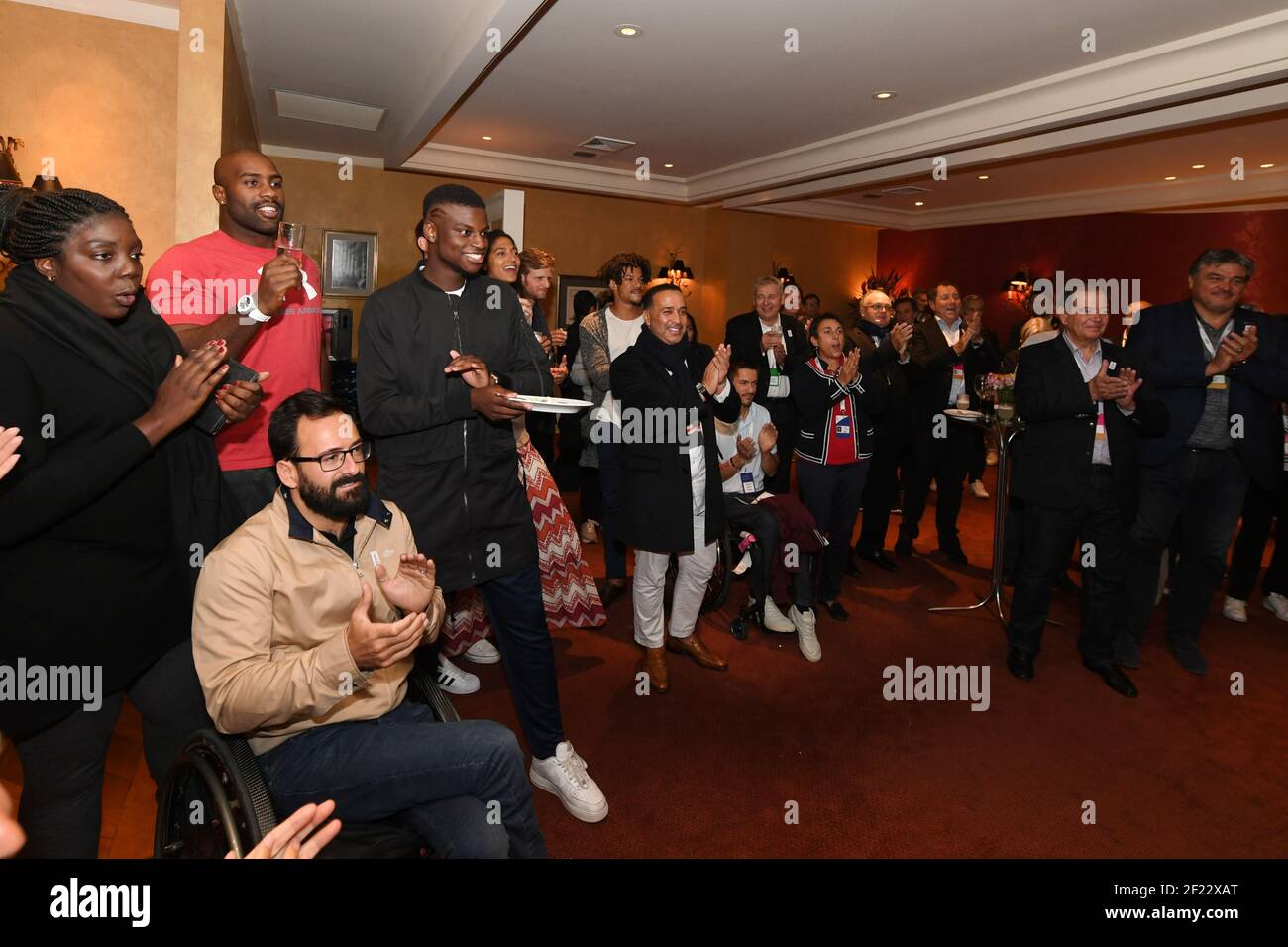 Gwladys Epangue, Michael Jeremiasz, Teddy Riner, Yoann Miangue, Arnaud ...