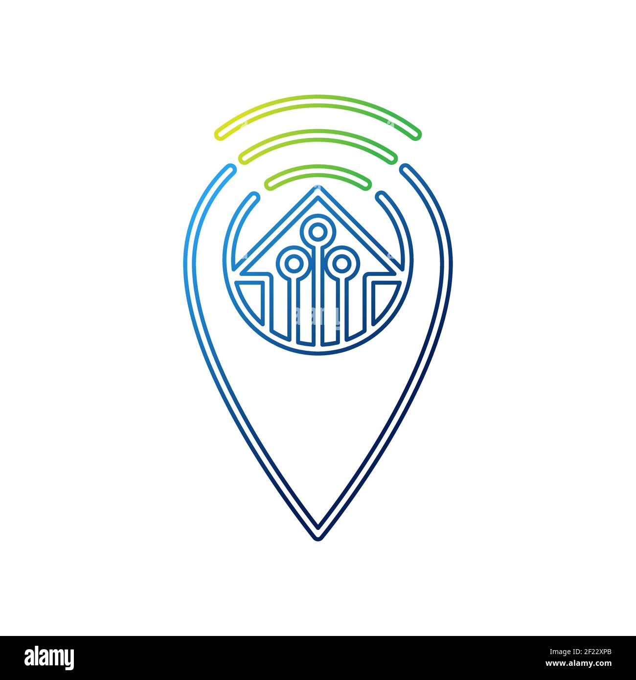 Smart Home Icon Logo Vector design illustration. Smart home logo icon ...