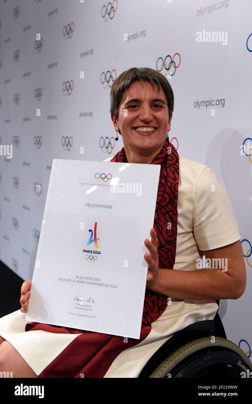 Emmanuelle Assmann celebrates after the Olympic and Paralympic Games ...
