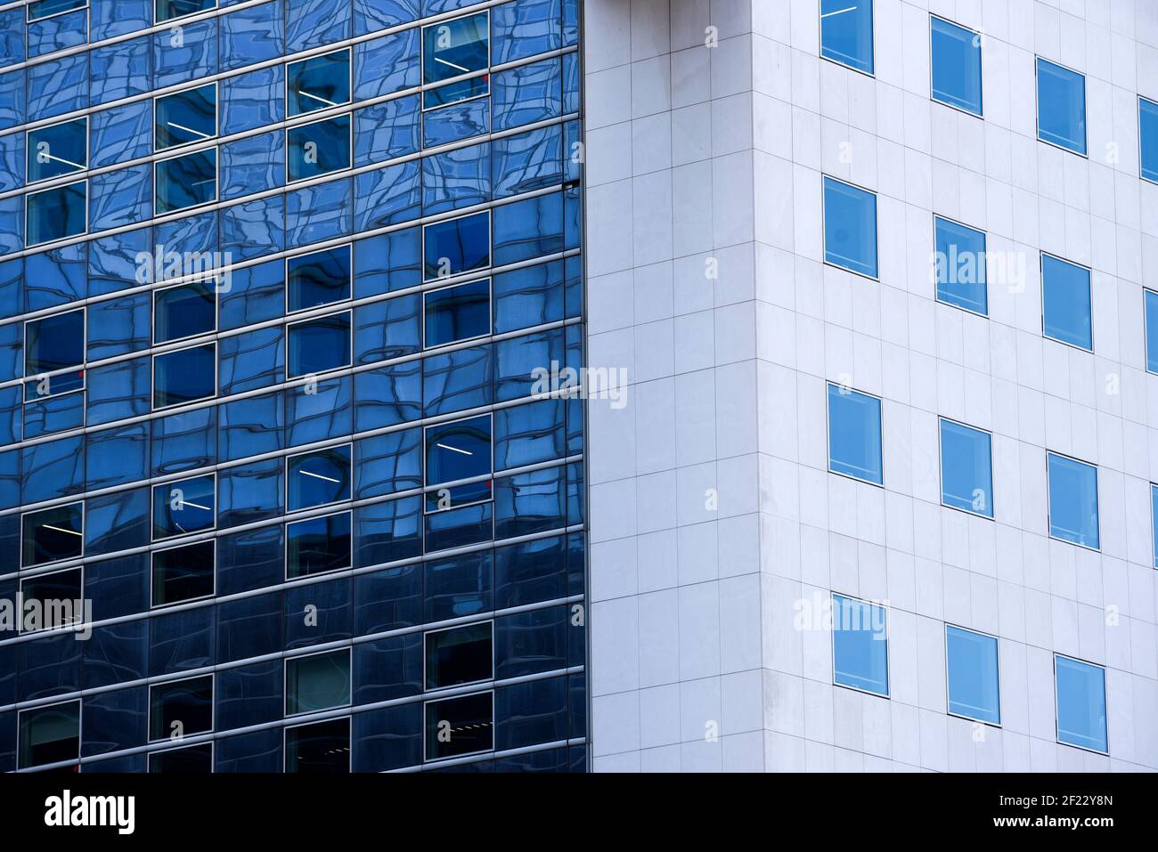 Textura of modern buildings, glazed financial and residential surfaces ...