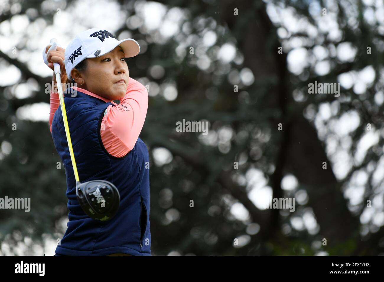 Lydia Ko competes during the second round of LPGA Evian Championship ...
