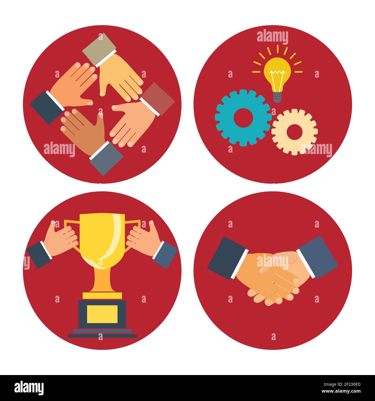 Partner in victory Cut Out Stock Images & Pictures - Alamy