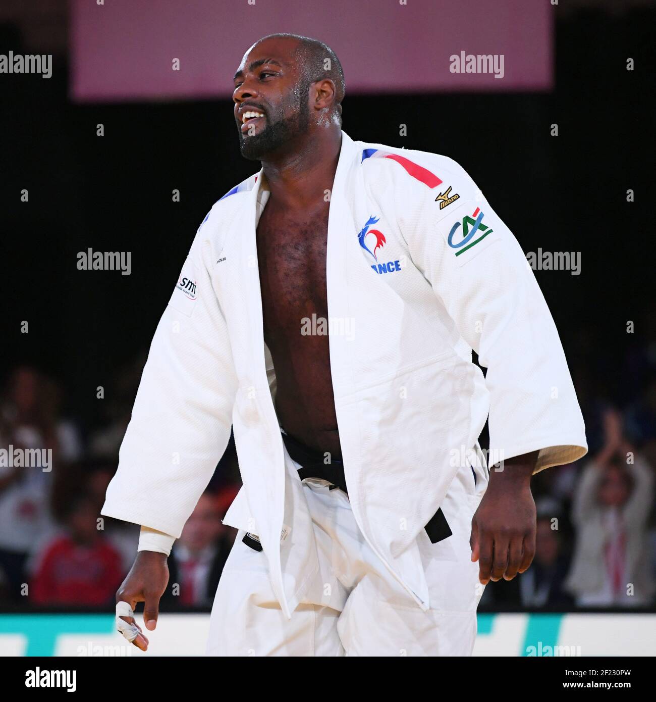 Teddy Riner competes (vs Andy Granda / CUB) during the semi-final of ...