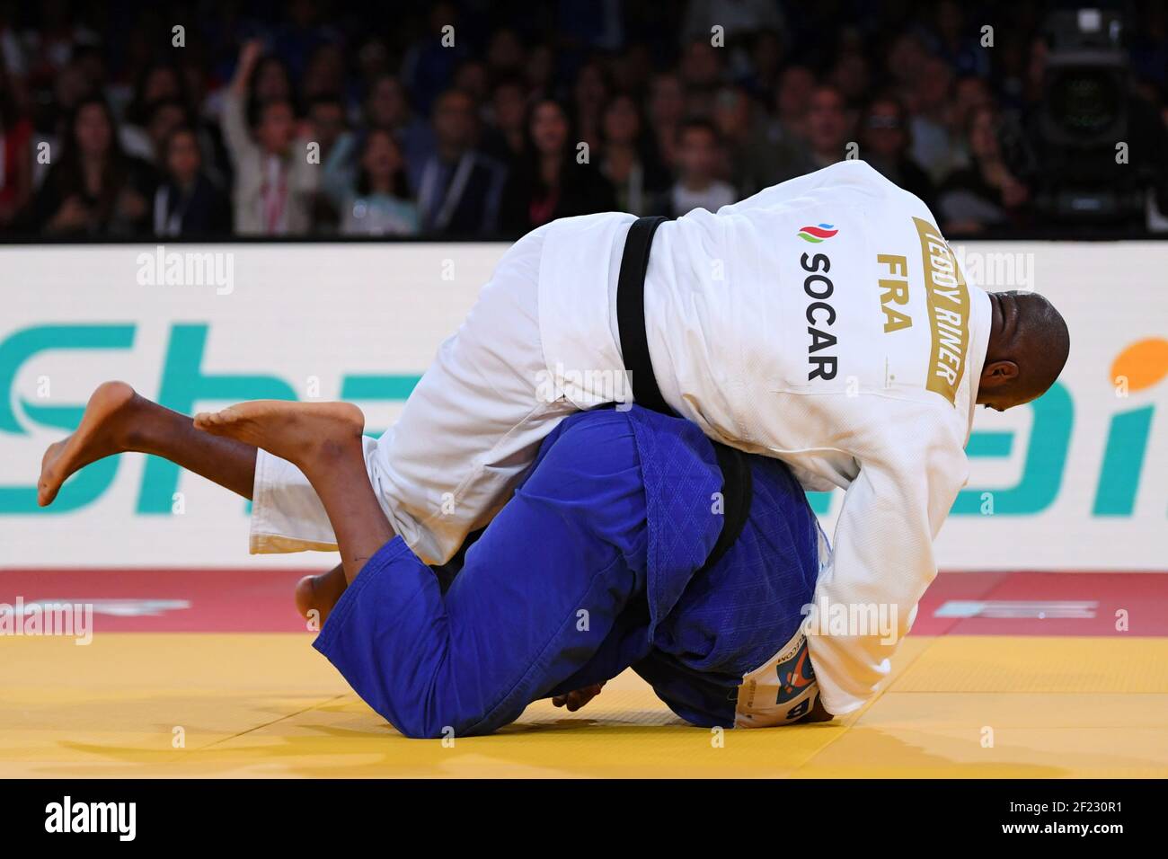 Teddy Riner competes (vs Andy Granda / CUB) during the semi-final of ...