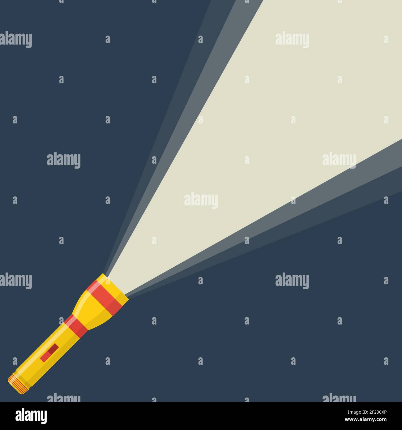 Flashlight icon on night background Stock Vector Image & Art - Alamy