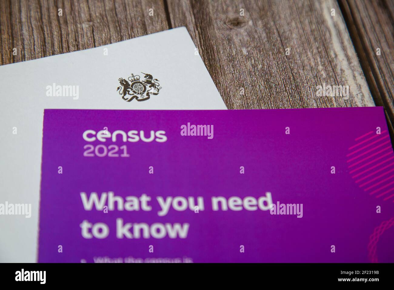 Census 2021 letter hi-res stock photography and images - Alamy
