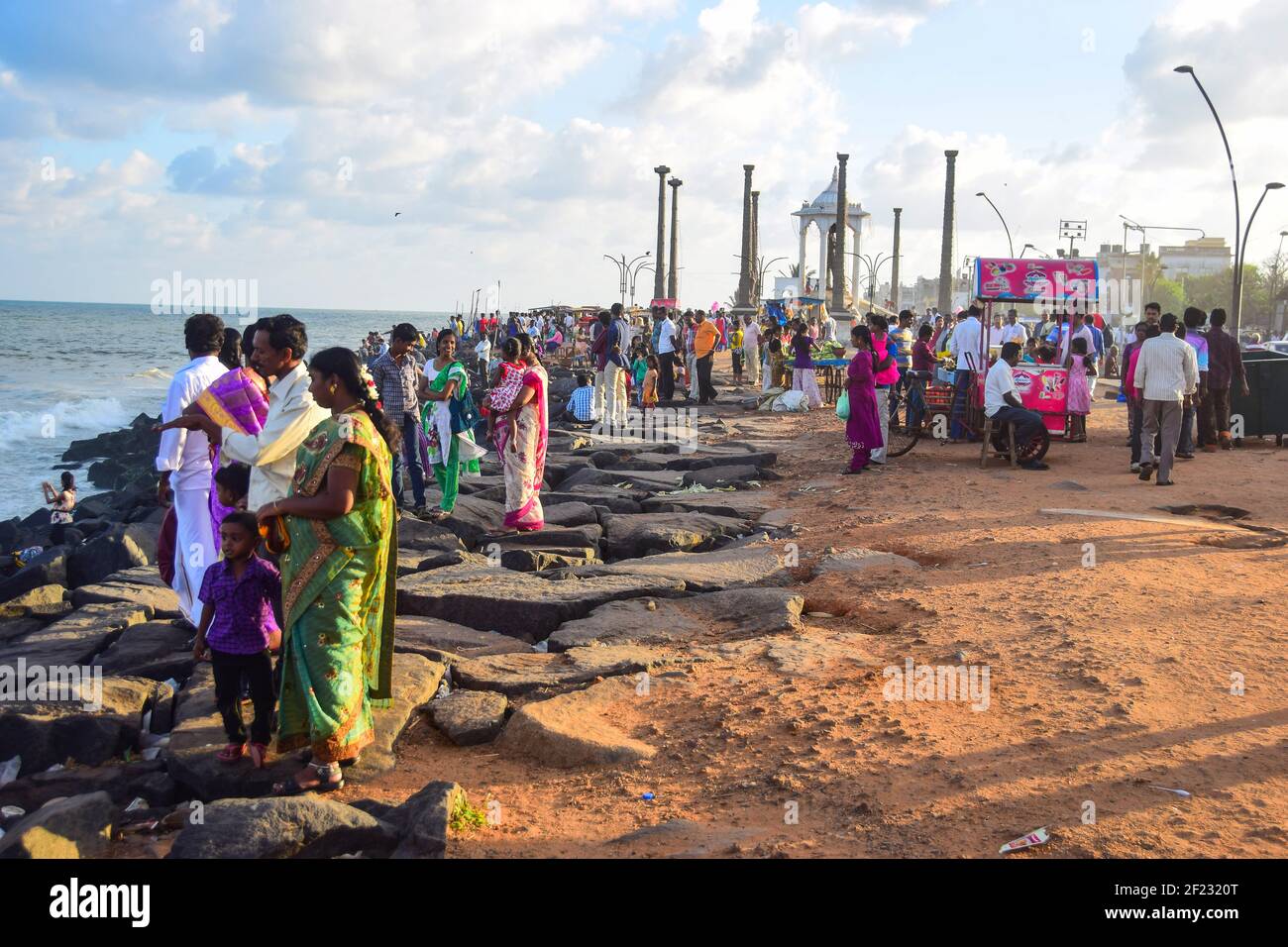 Puducherry, Pondicherry, Tamil Nadu, India Stock Photo - Alamy