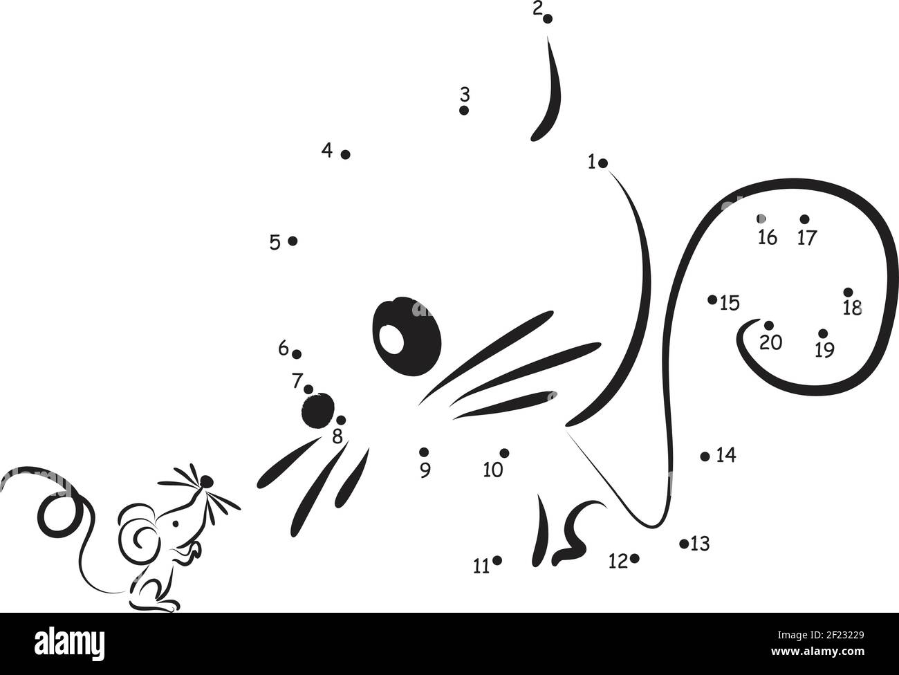 Join dots picture Cut Out Stock Images & Pictures - Alamy