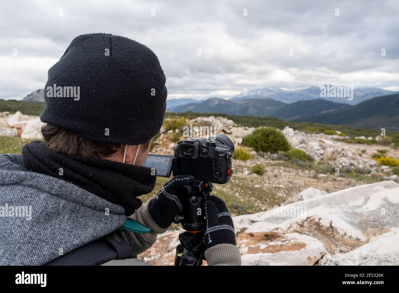 Stock photo of unrecognized photographer taking photos in the ...