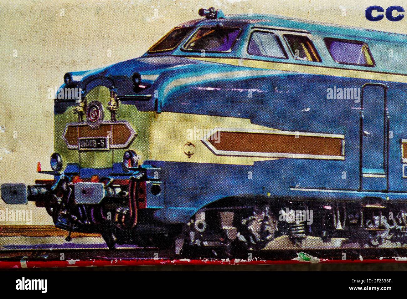 CC060DB Diesel engine, scale model, France Stock Photo - Alamy