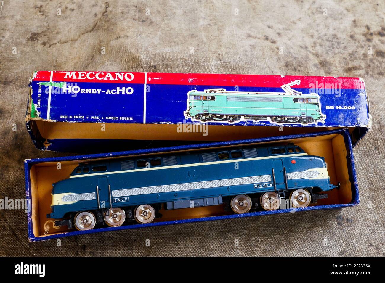 CC060DB Diesel engine, scale model, France Stock Photo - Alamy