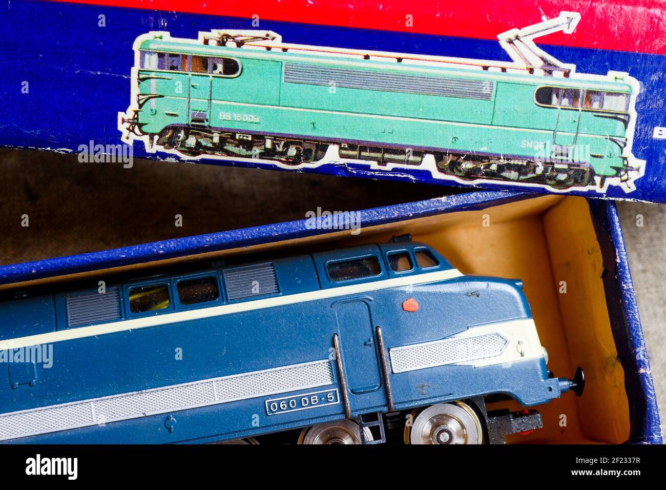 CC060DB Diesel engine, scale model, France Stock Photo - Alamy