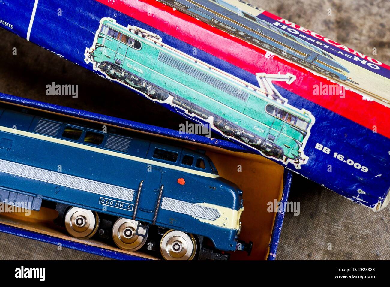 CC060DB Diesel engine, scale model, France Stock Photo - Alamy