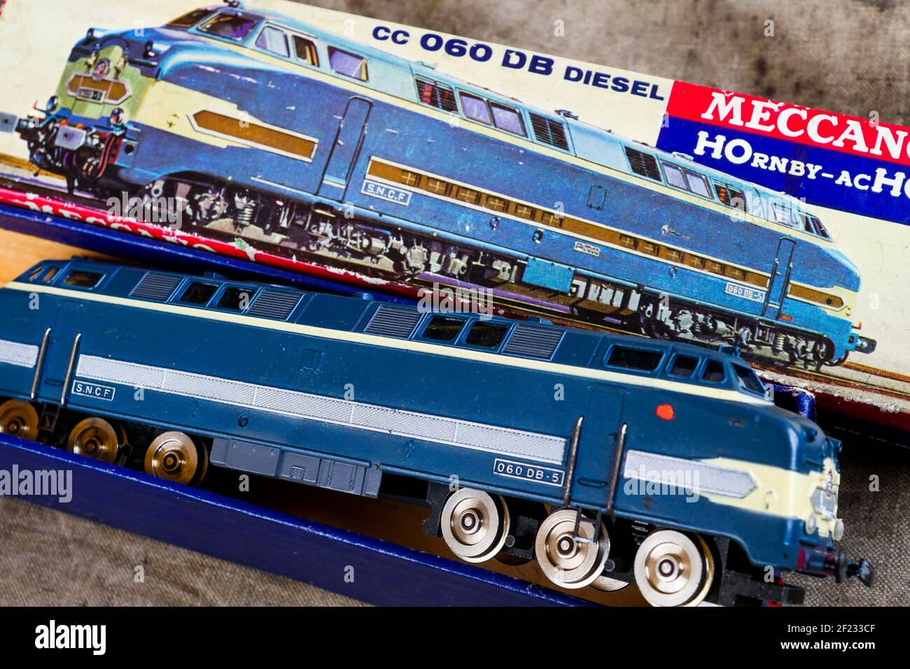 CC060DB Diesel engine, scale model, France Stock Photo - Alamy