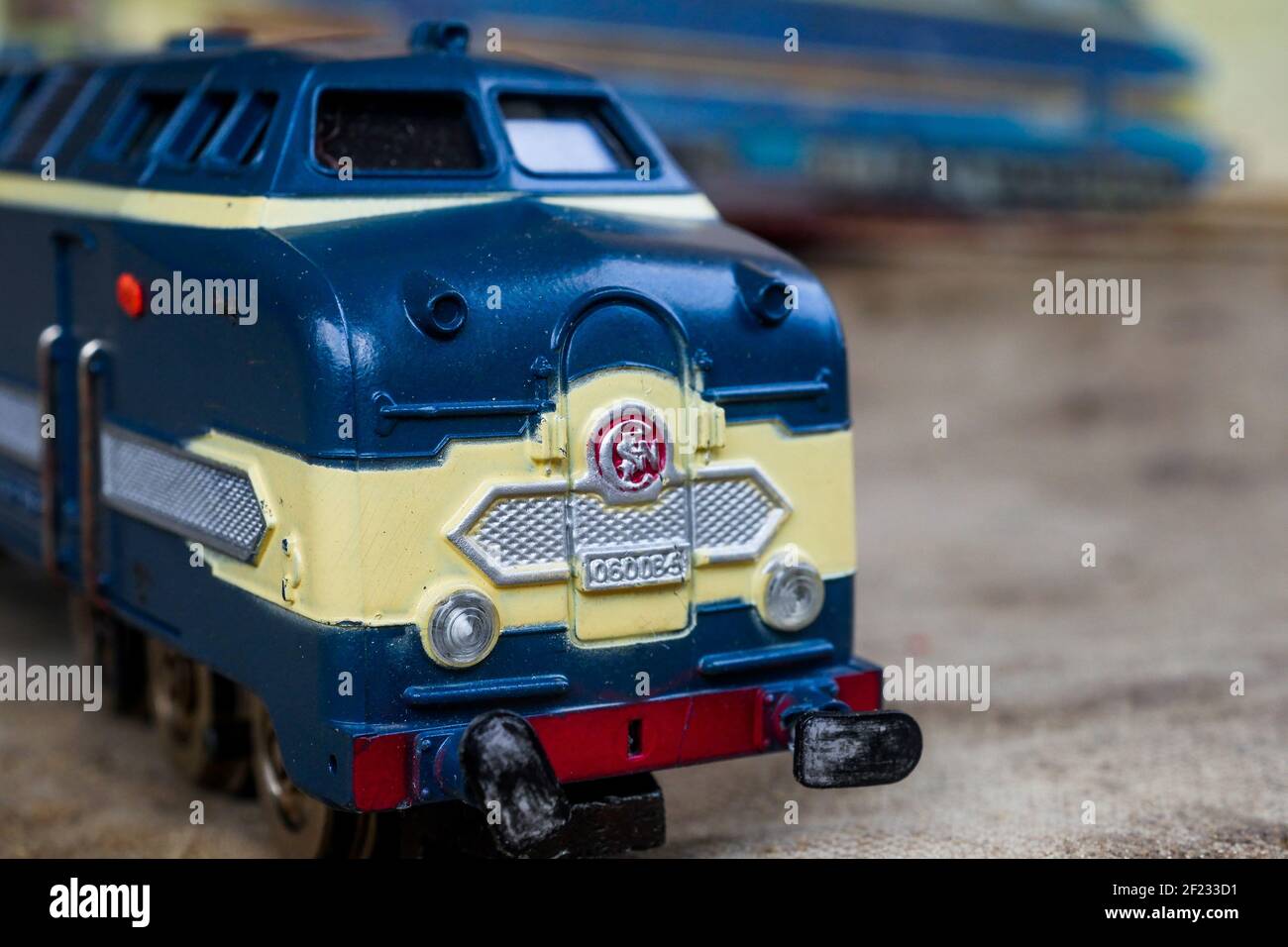 CC060DB Diesel engine, scale model, France Stock Photo - Alamy