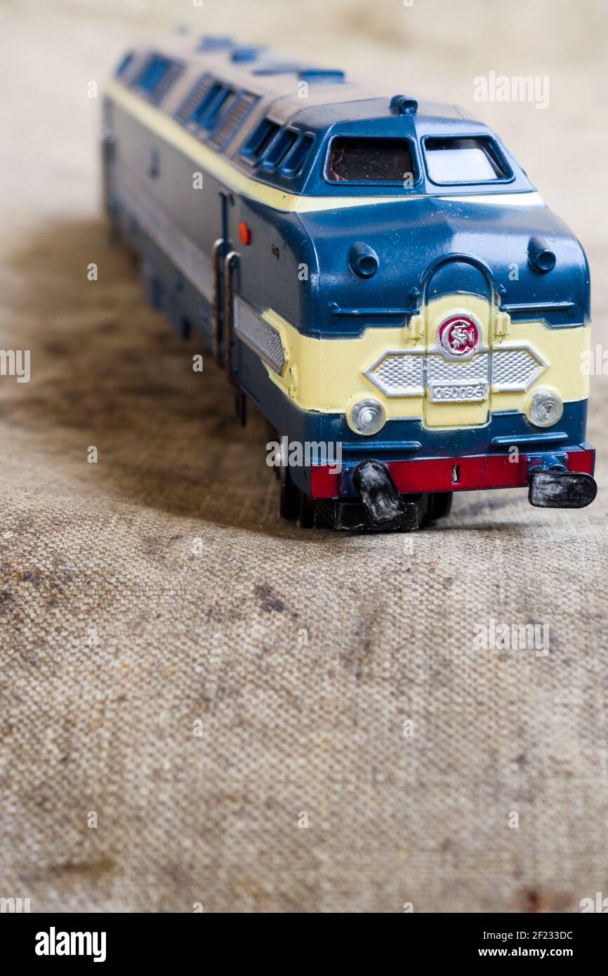 CC060DB Diesel engine, scale model, France Stock Photo - Alamy