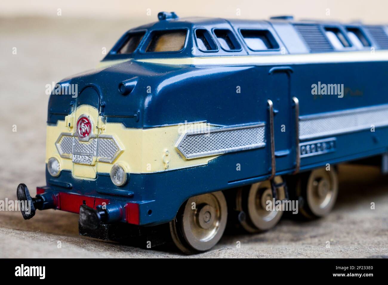 CC060DB Diesel engine, scale model, France Stock Photo - Alamy