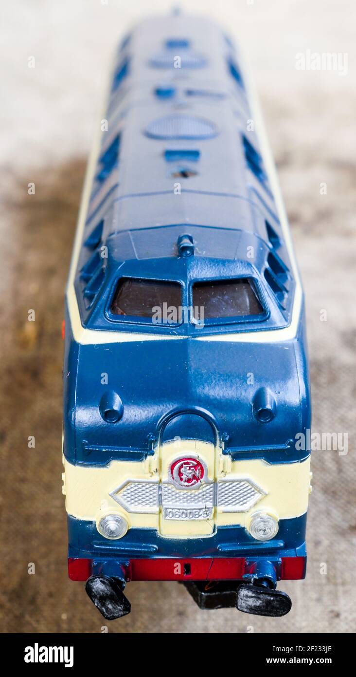 CC060DB Diesel engine, scale model, France Stock Photo - Alamy