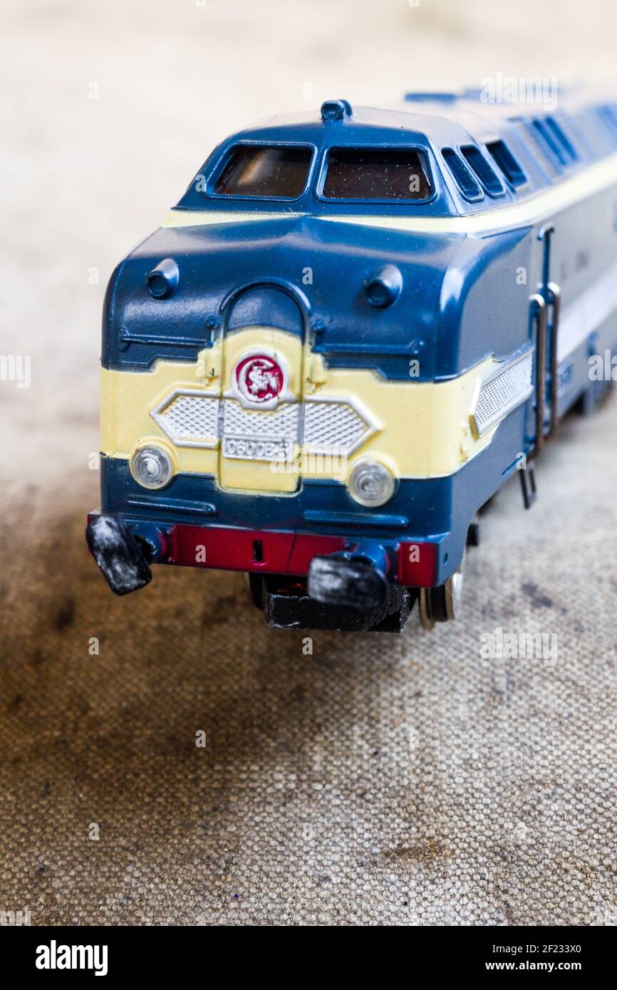 CC060DB Diesel engine, scale model, France Stock Photo - Alamy