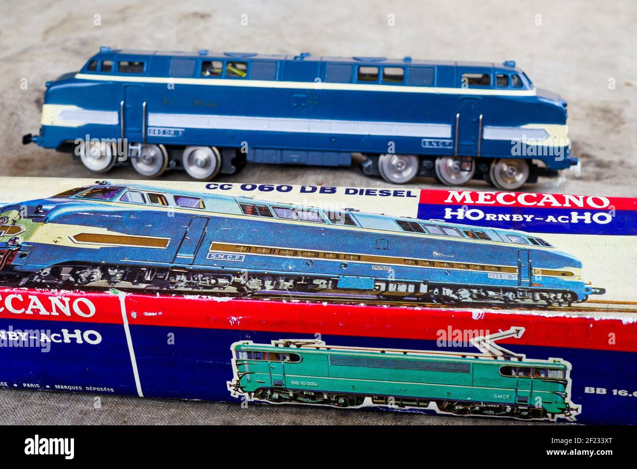 CC060DB Diesel engine, scale model, France Stock Photo - Alamy