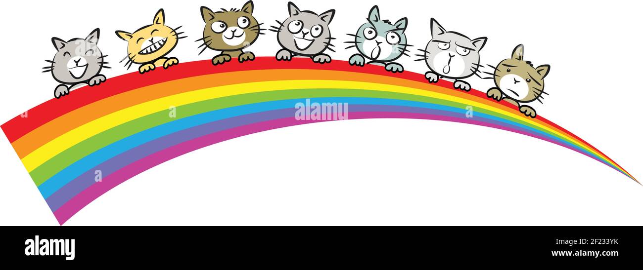 Cartoon animals cat speech Cut Out Stock Images & Pictures - Alamy